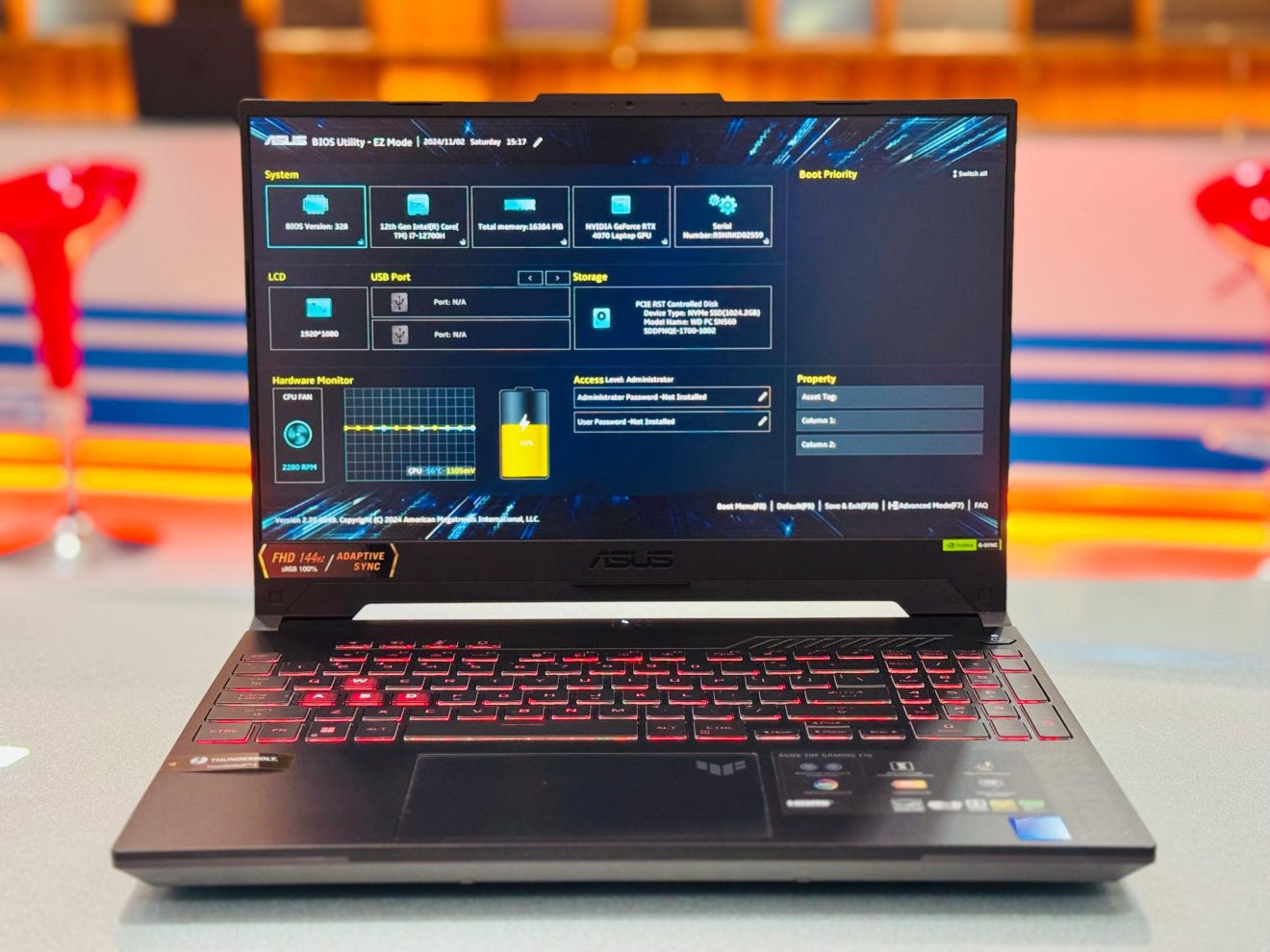 Asus TUF F15 FX507 Core i7 12th Gen | 16GB Ram | 1TB NVMe | (RTX4070/8GB) Gaming Laptop ...